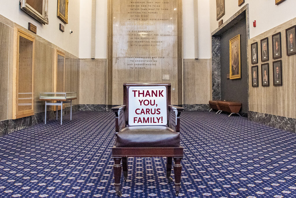 SIU’s Morris Library honors Carus family with new endowment | SIU ...