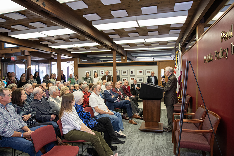 Paul Simon Public Policy Institute lobby named after John and Nancy ...