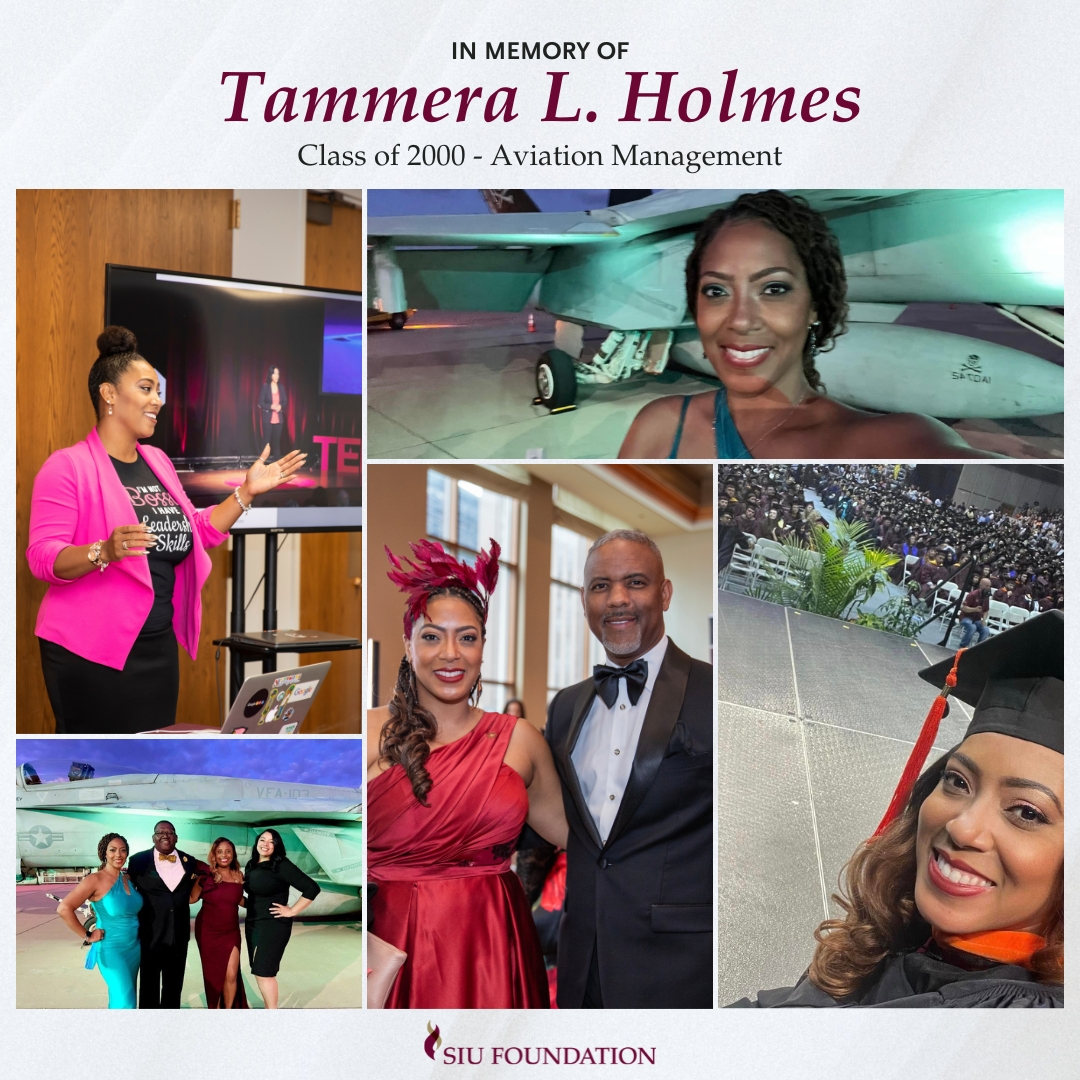 Honoring Tammera Holmes by inspiring the next generation | SIU ...